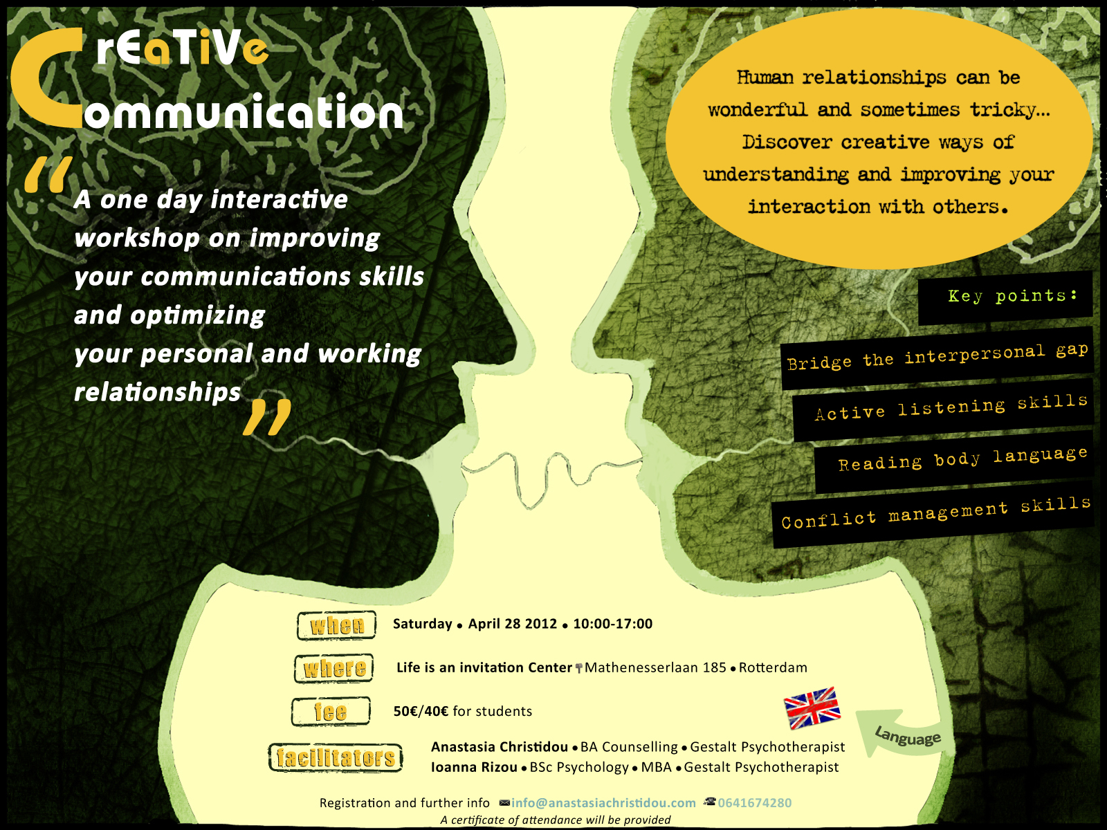 Creative Communication workshop, 28th of April 2012 | Anastasia ...